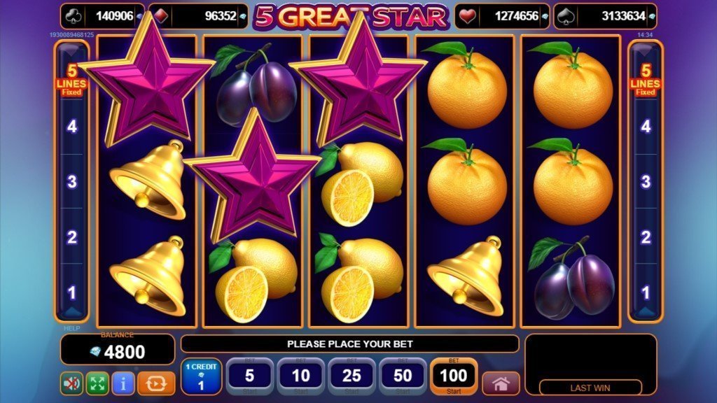 5 Great Star - Slot Igre
